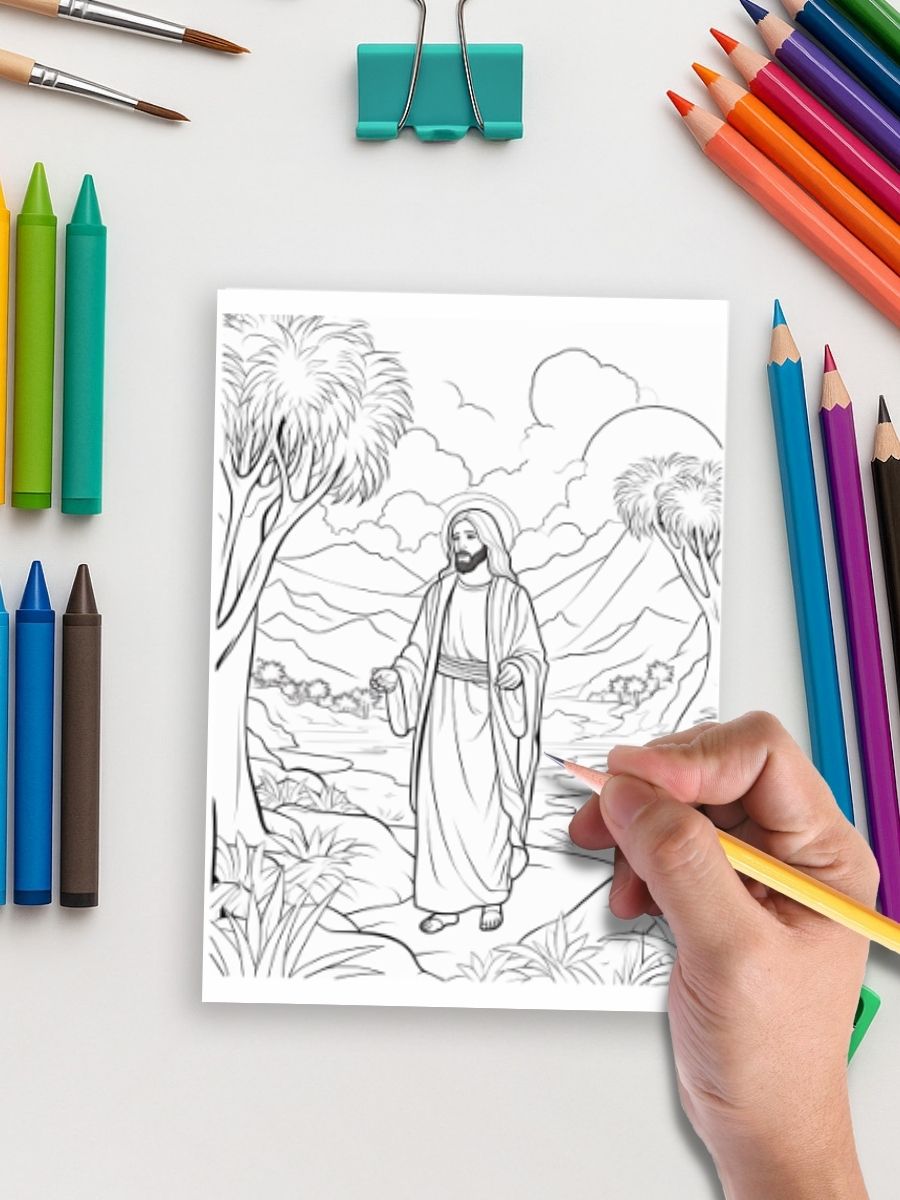 Bible for Kids – 118 Kid-Friendly Bible Story Pages | Colouring Pics
