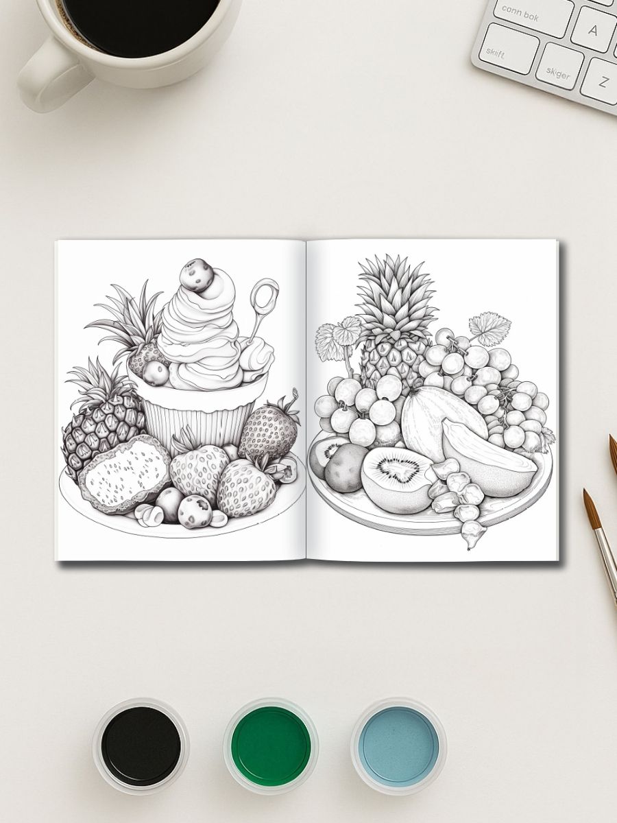 Food Fun – 200 Delicious Food-Themed Coloring Pages | Colouring Pics