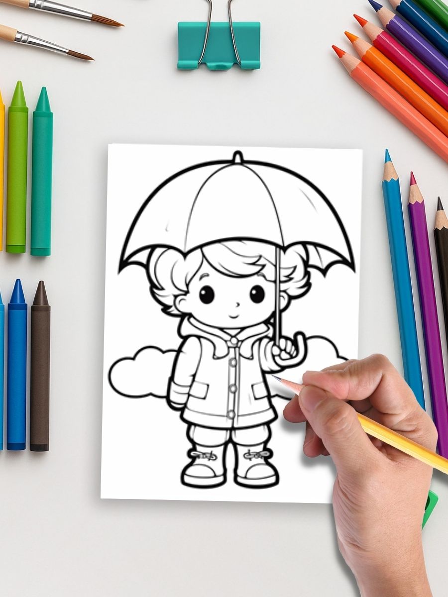 Weather Wonders – 200 Weather & Season-Themed Coloring Pages ...